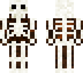 Spooky Undead Skeleton Zombie | Minecraft Skin