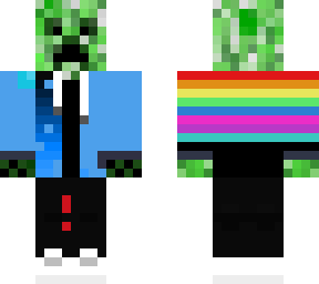 rainbow creeper | Minecraft Skins