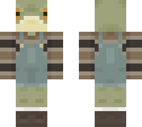 Frog in Overalls | Minecraft Skin