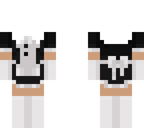 maid dress template | Minecraft Skin