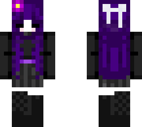 Purple void girl | Minecraft Skin