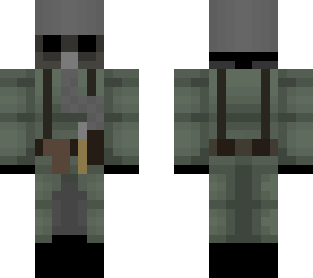 WW1 German Gas Mask Soldier | Minecraft Skin
