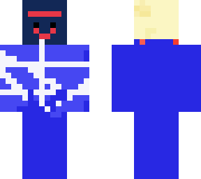 BLUE AND RED | Minecraft Skin