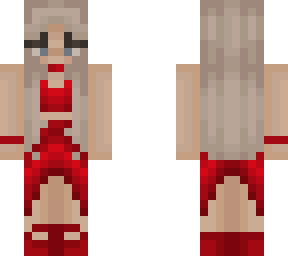 elegant red dress | Minecraft Skin