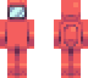 red crewmate - red is sus | Minecraft Skin