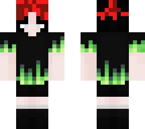 Red Roots Billie Eilish | Minecraft Skin