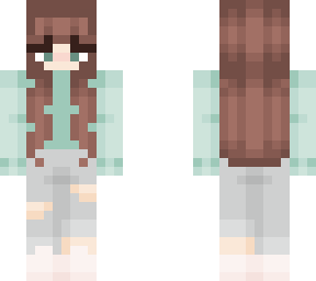 Teal Girl | Minecraft Skin