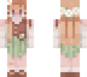 Cottage Girl (Edited from base) | Minecraft Skin