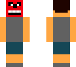 fnaf 8bit foxy bro/micheal afton | Minecraft Skin