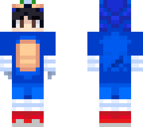 Sonic onesie | Minecraft Skin