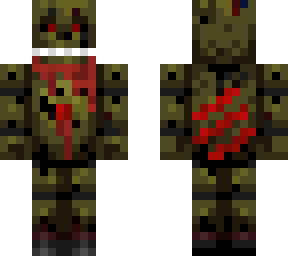 Bloody Springtrap | Minecraft Skin