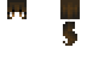 Female HB - Dark Brunette Ponytail | Minecraft Skin