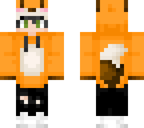 Fox Hoodie | Minecraft Skin