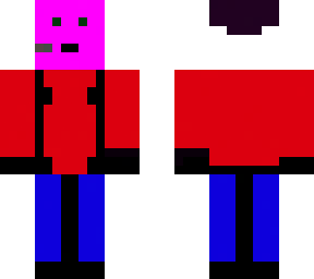 red and blue gamer | Minecraft Skins