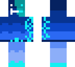 Michi_VIP (hydro-ice born style) | Minecraft Skin
