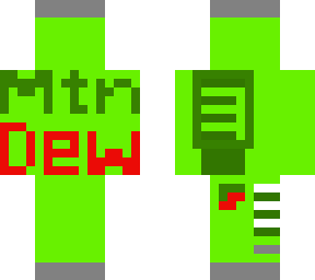 Mtn Dew | Minecraft Skin