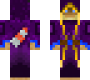 Backwards Wizard | Minecraft Skin