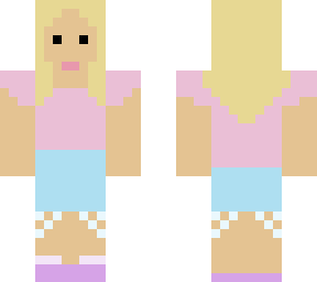 blonde girly | Minecraft Skin