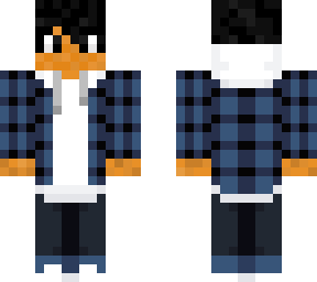 Blue Flannel Boy | Minecraft Skin