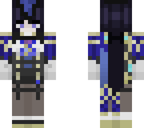 Clorinde genshin impact skin | Minecraft Skin