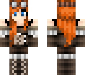 Ginger Steampunk Girl | Minecraft Skin