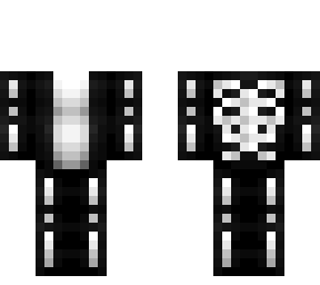OB - Black & White Skeleton Outfit | Minecraft Skin
