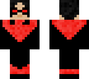 Nightwing (Red Suit) | Minecraft Skin