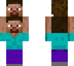 steve holding alex | Minecraft Skins