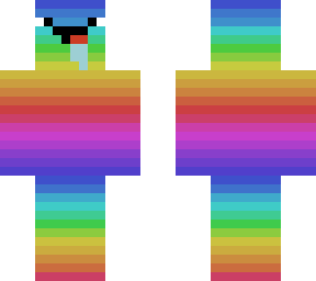 rainbow noob | Minecraft Skin
