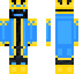 Blue Emperor King | Minecraft Skin