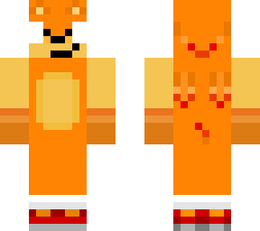 Fyre the Hedgehog (My Version) | Minecraft Skin