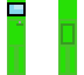 Among us Lime (Pilot Style) | Minecraft Skin