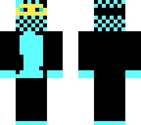 Sword4000 (BLACK AND BLUE) | Minecraft Skin