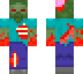 Bloody Zombie | Minecraft Skin