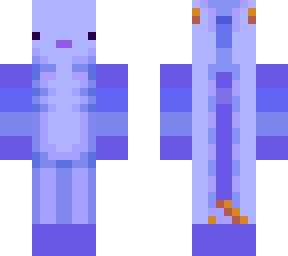 Blue Axolote / Ajolote Azul | Minecraft Skin