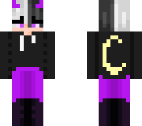Galaxy Girl Hacker | Minecraft Skin