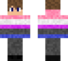 Genderfluid Sweater | Minecraft Skin