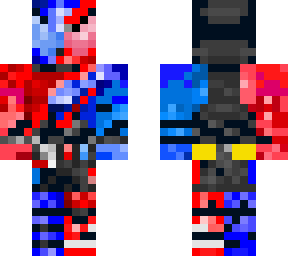 kamen rider build | Minecraft Skins