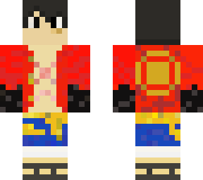 luffy one piece | Minecraft Skins