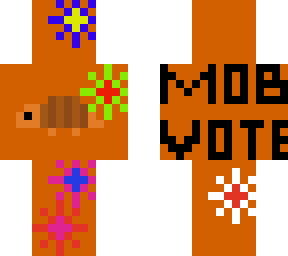 Armadillo Mob Vote Celebration Skin! | Minecraft Skin