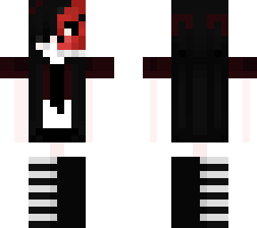 Girl with Foxy mask | Minecraft Skin