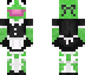 Maid Kermit | Minecraft Skin