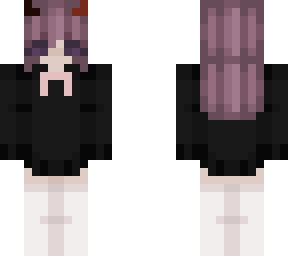 Pink demon girl v2 | Minecraft Skin