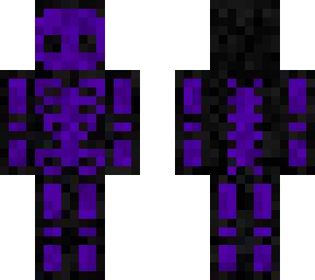 purple skeleton | Minecraft Skins