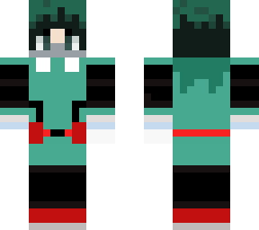 Deku Beta costume (first patch) | Minecraft Skin