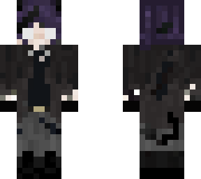 e!Shadow with ripped jacket | Minecraft Skin