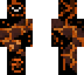 Halloween magma block skin | Minecraft Skin