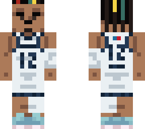 Ja Morant (Home Jersey) | Minecraft Skin