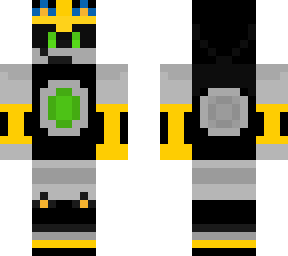 Shard the Metal Sonic (Updated) | Minecraft Skin