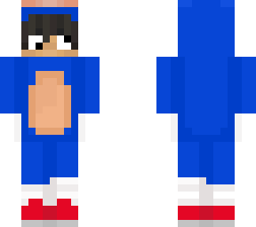 human sonic | Minecraft Skins